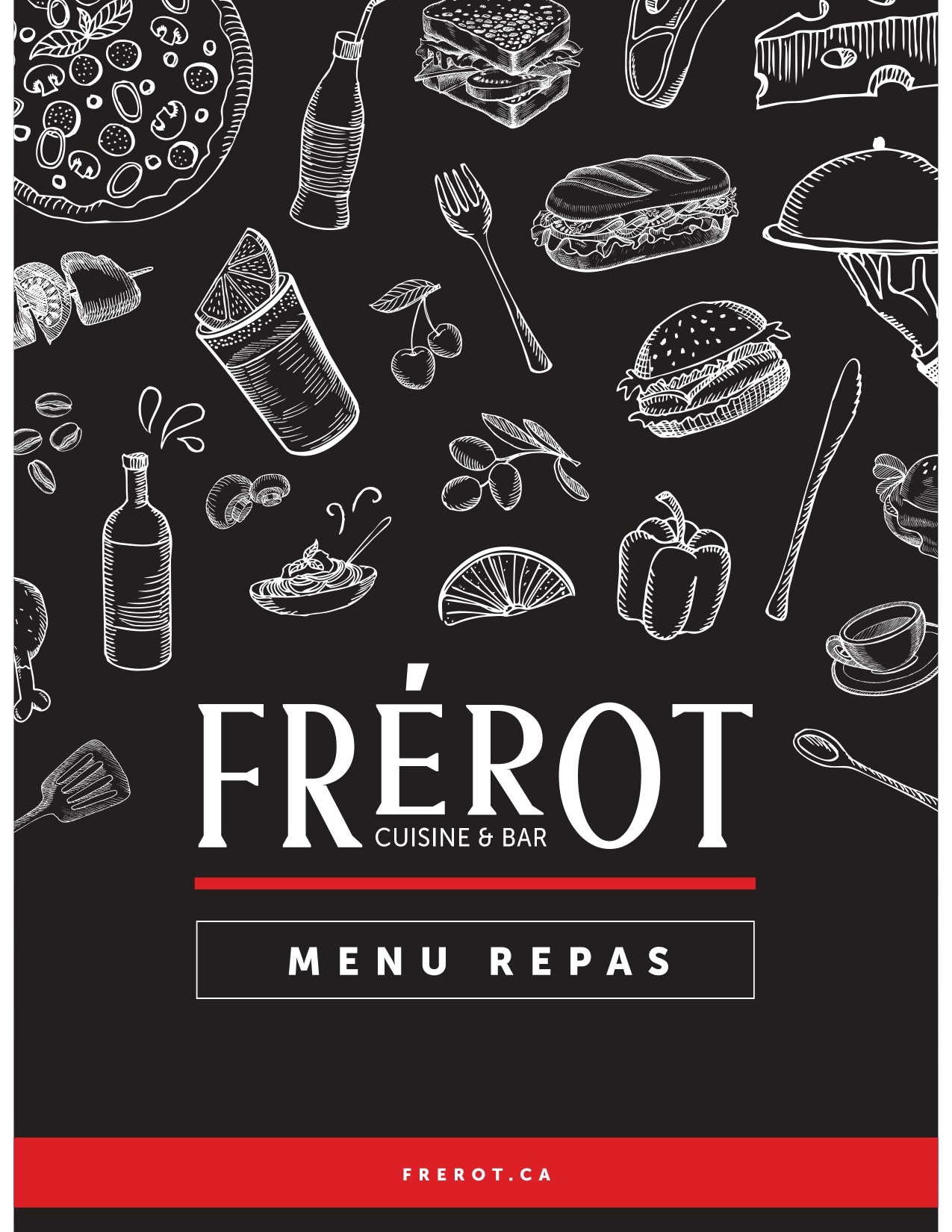 SECTION main menu (with tabs) en - Restaurant Frérot Gatineau